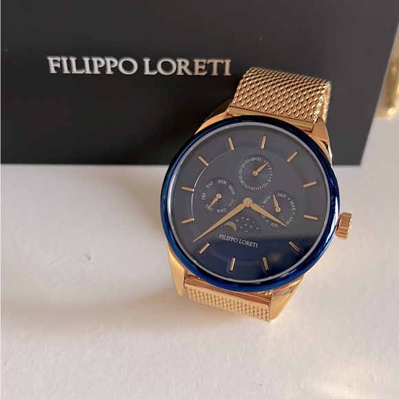 Fillipo Loreti | Accessories | Filippo Loreti Venice Moonphase Gold ...